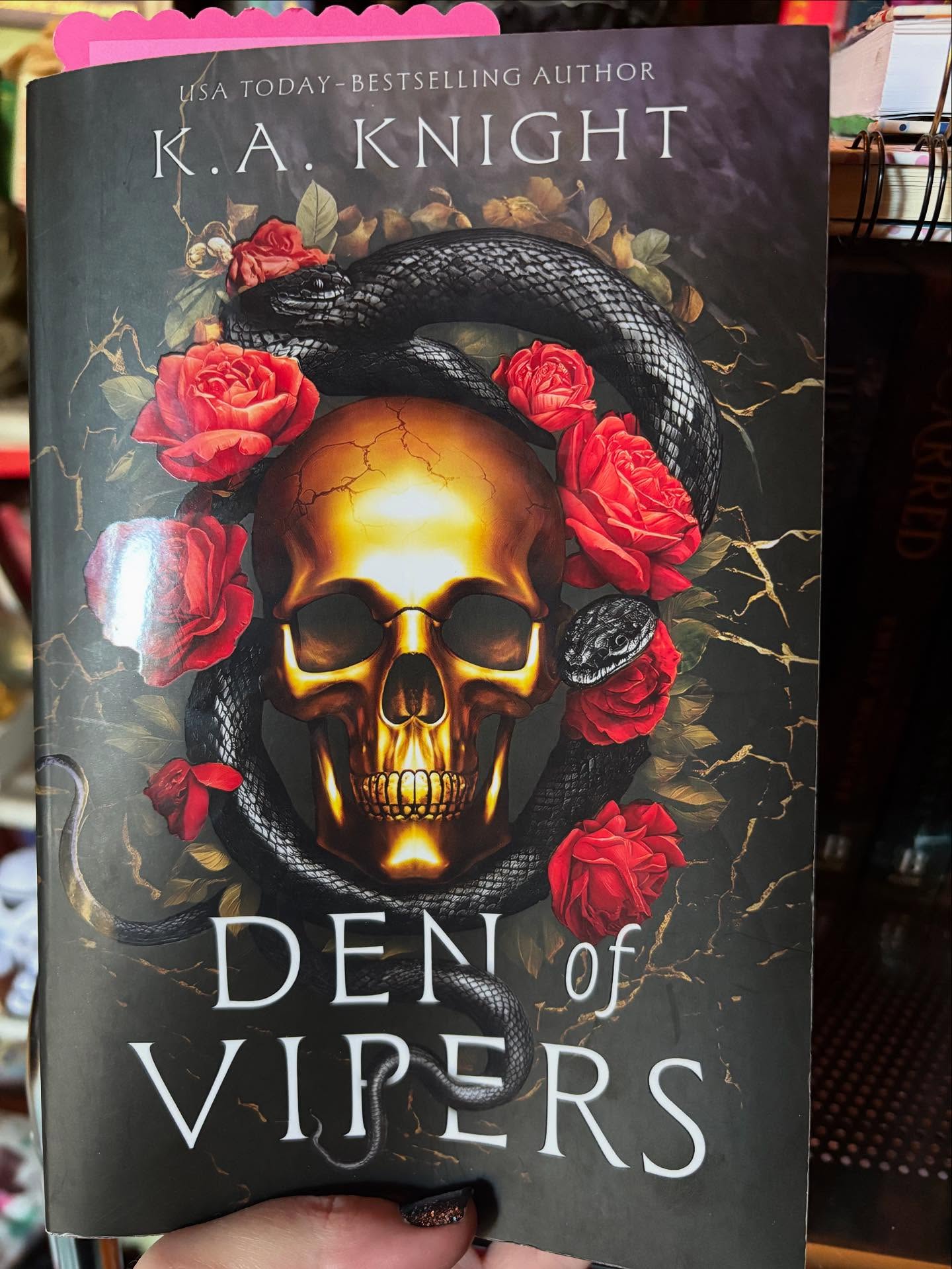 Den Of Vipers - By; K.A. Knight. - Books Lavender Tea